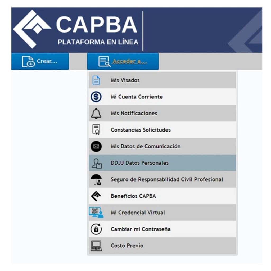 ACTUALIZACIÓN DE DATOS PERSONALES EN PLATAFORMA – CapbaUno